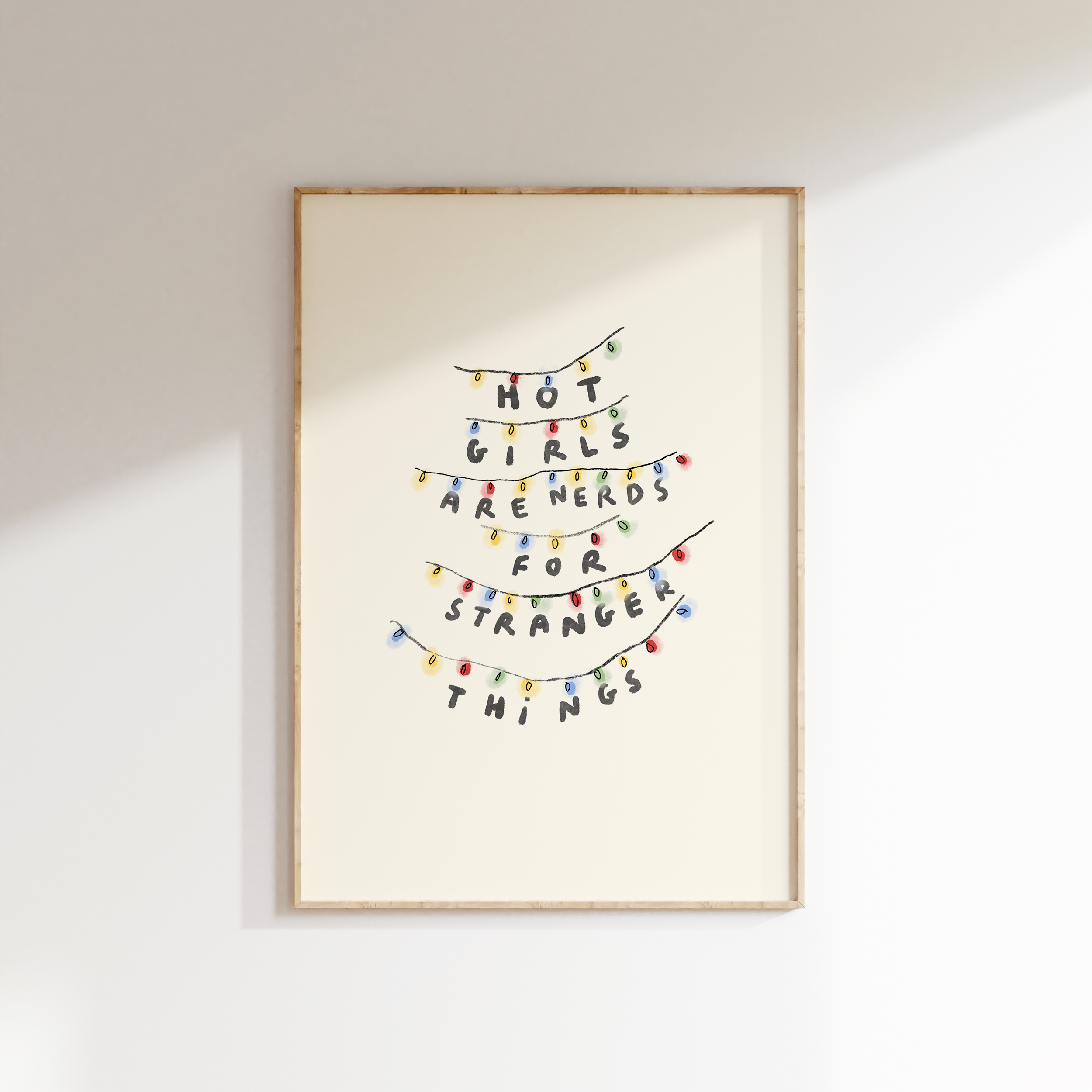 Hot Girls Are Nerds For Stranger Things – Lauren Emmett Art