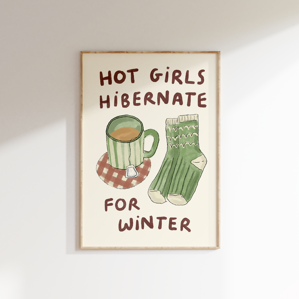 Hot Girls Hibernate For Winter – Lauren Emmett Art
